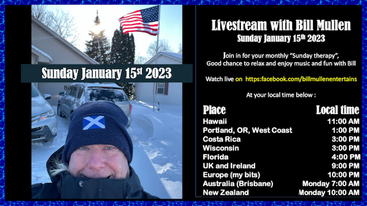 Bill Mullen's Livestreams all in one place